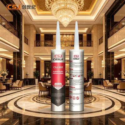China Acetic Silicone Sealant For Glass Metal And Ceramic Surfaces In Construction Projects for sale