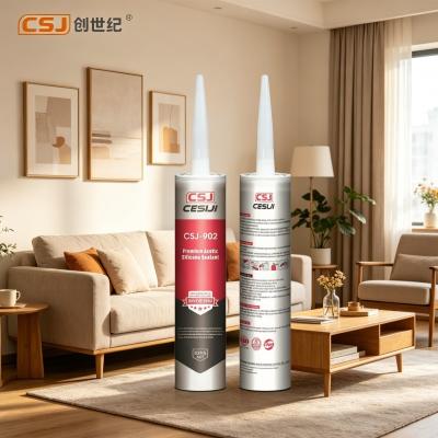 China Acetic Silicone Sealant Fast Curing, Air Tightness for Industrial and Commercial Uses for sale