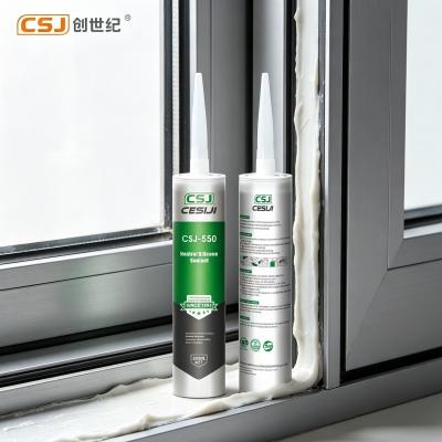 China GP Neutral Silicone Sealant Designed For Metal Glass Ceramics And Plastic Surfaces for sale