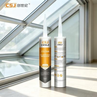 China Multi-purpose Acetic Silicone Sealant - Maintain Integrity Despite Movements and Vibrations for sale