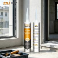 China Multi-purpose Acetic Silicone Sealant - For Glass Display Cabinet, Doors, Windows for sale
