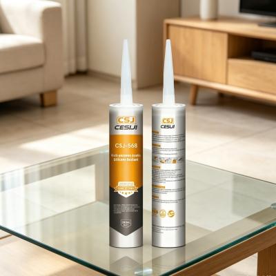 China Multi-purpose Acetic Silicone Sealant -  Glazing Construction And General Applications for sale