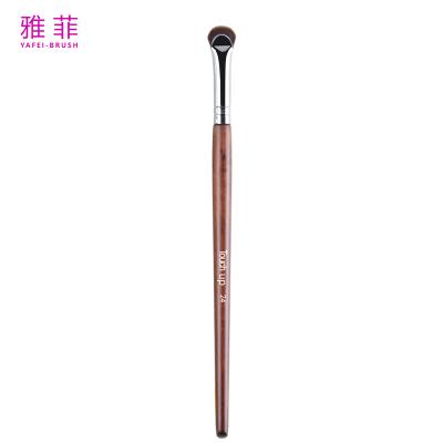 China TOUCH UP 24 Professional Moon Shaped Precise Ultra Thin Eyeliner Brush Custom Logo Synthetic Hair With Logo for sale