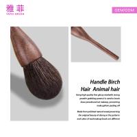 China Soft And Dense Bristles Animal Hair Brush Angled Design Suitable For Detailed Tasks Requiring Gentle Touch And Precision for sale