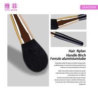 China Goat Hair 4CM Professional Makeup Brushes Engineered to Deliver Soft Touch and Precise Control During Makeup Application for sale
