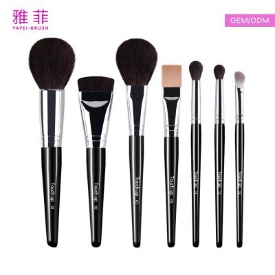 China Animal Hair Makeup Brushes Medium Tongue Shaped Classic Sable Hair Blending Brush Customizable Size Color and Logo Available for sale