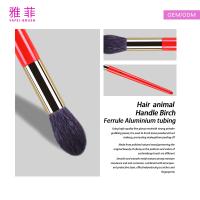 China Animal Hair Makeup Brushes Medium Tongue Shaped Classic Sable Hair Blending Brush with Custom Handle Size Weight and Color Options for sale