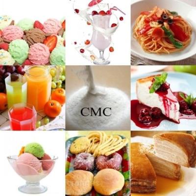China Food Grade CMC E466 High Viscosity Carboxymethyl Cellulose - Low Substitution Instant Food Additive for sale