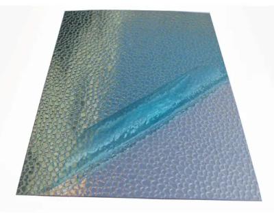 China 1.5 Mm 0.8 Mm Embossed Stucoo Aluminum Coil Sheet Mirror Reflective Lamps Grow Lighting Hammer Pebble for sale