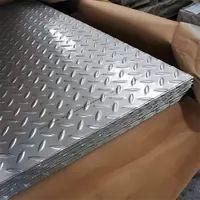 China Steel Stainless Diamond Plate Sheets Anti Slip 304 201 Ss 316 Checker Plate Ss 304 for sale