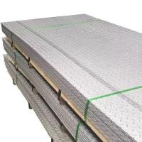 China 410 405 409 Checkered Stainless Steel Plate Kitchen ASTM 304 316 1mm For Floor for sale