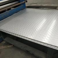 China 410 405 409 Checkered Stainless Steel Plate Kitchen ASTM 304 316 1mm For Floor for sale