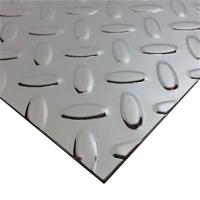 China 16 Gauge 10 Gauge Embossed Stainless Steel Plate 410 310 ASTM Lentil Flower for sale