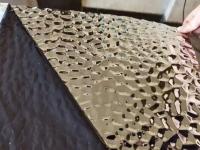 China 6mm Checkered Stainless Steel Plate For Door Thickness 0.8mm Pvd Water Ripple Stamped Hotel for sale