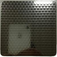 China Ss 304 Ss316 Perforated Stainless Steel Plate Sheet Embossed Checkered Decorative ASTM Pattern for sale