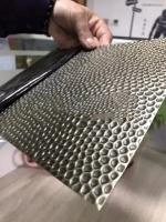 China Ss 304 Ss316 Perforated Stainless Steel Plate Sheet Embossed Checkered Decorative ASTM Pattern for sale
