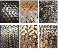 China Ss 304 Ss316 Perforated Stainless Steel Plate Sheet Embossed Checkered Decorative ASTM Pattern for sale