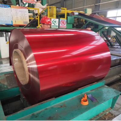China Pal Book Color A755 25 Microns PPGI Coil Metal Roofing Stock for sale