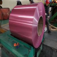 China Al Zn Ral Color G3318 Painted Steel Coil Hot Dip Galvanized for sale