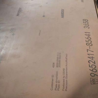 China 130mm Abrasion Resistant Steel Plates Metals TUV For Excavator Buckets for sale