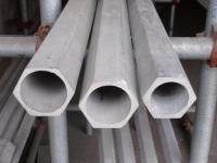 China ISO 0.5mm Mill Stainless Steel Welded Pipe Hex Tube 304H for sale