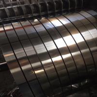 China AISI 304L Brushed Stainless Steel Strips Spring Metal SGS ISO for sale