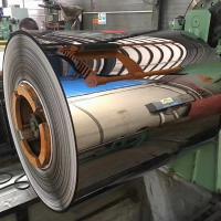 China 8K Mirror Finished Stainless Steel Coil Thin Spring Strips SUS430 for sale