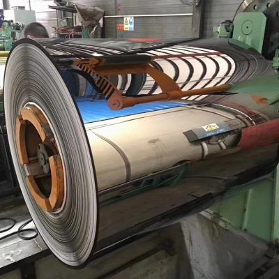 China 8K Mirror Finished Stainless Steel Coil Thin Spring Strips SUS430 for sale