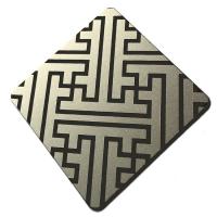China 0.15mm 304 Stainless Steel Sheets Metal Diamond Decoration Mill MTC for sale