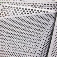 China 4ft AISI Stainless Steel Perforated Sheet Gauge 20 Diamond Round Plate for sale