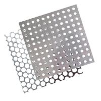 China 4ft AISI Stainless Steel Perforated Sheet Gauge 20 Diamond Round Plate for sale