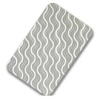 China SA240 Stainless Steel Tread Plate Brushed Metal Cold Rolled MTC for sale