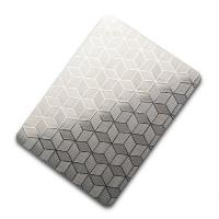 China AMS 5507 5mm Stainless Steel Plates Hairline Stone Pattern for sale