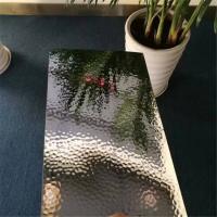 China AMS 5507 5mm Stainless Steel Plates Hairline Stone Pattern for sale