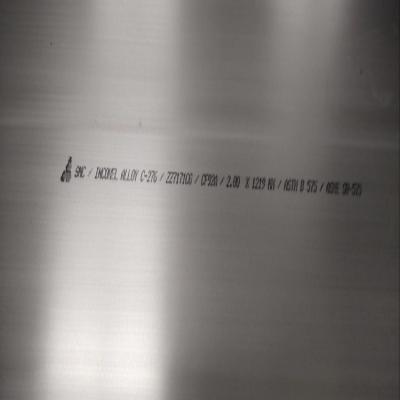 China Hastelloy C22 C276 Square Stainless Steel Plates 4X8 Annealed for sale
