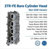 China 2TR 2TR-FE Bare Cylinder Head 11101-75200 75240 75150 72500 for Toyota Tacoma 4Runner Hilux Hiace 2.7L for sale