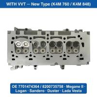 China K4M Cylinder Head Assembly With VVT or Without VVT 1.6 16VDOHC Re-nault Megane Clio Logan Duster Dacia Lada 7701474364 8200735758 for sale