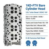 China 1KD-FTV Bare Cylinder Head 11101-30050 30080 30030 for Toyota Land Cruiser Prado Hilux Hiace 3.0L Diesel for sale