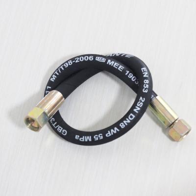 China Lanqing High-Pressure Hydraulic Hose - Flexible Rubber Material with 20-30 Day Delivery & Multiple Color Options for sale