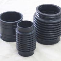 China PU Rubber Molded Automotive Bellows 20-90 Shore A Hardness FKM Rubber Expansion Joints for OEM for sale