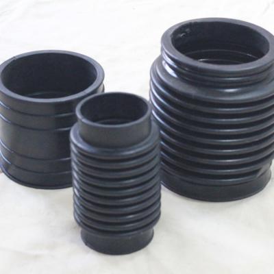 China Lanqing NBR Silicone Rubber Bellow 20-90 Shore A for Universal Neoprene Flexible Accordion Cylinder Seals for sale