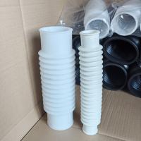 China PU Flexible Accordion Rubber Bellows 20-90 Shore A Custom Color for Industrial Seals for sale
