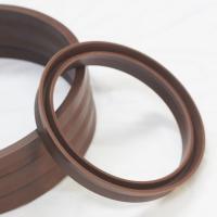 China FKM Piston Rod Seal for High Temperature Hydraulic Systems with 20-90 Shore A Hardness Range and International Certifications for sale