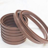 China FKM Piston Rod Seal for High Temperature Hydraulic Systems with 20-90 Shore A Hardness Range and International Certifications for sale
