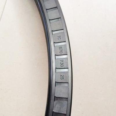 China 670x730x25mm TC Oil Seals NBR FKM Rubber High Temperature Resistance 20-90 Shore A for sale