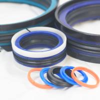 China KDAS Five Combination Oil Seal Hydraulic Cylinder Sealing Ring Set 20-90 Shore A Hardness PU Material for sale