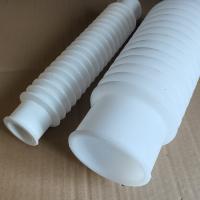 China Transparent Silicone Rubber Bellows with 20-90 Shore A Hardness for High Temperature and Voltage Resistance for sale