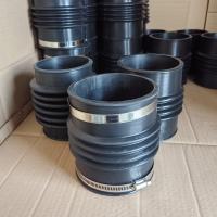China Transparent Silicone Rubber Bellows with 20-90 Shore A Hardness for High Temperature and Voltage Resistance for sale
