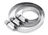 China 304 316 Stainless Steel Hose Clamp American Type 1/4 Inch 8-16mm Diameter Range Industrial Grade for sale