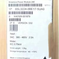 China SINAMICS G120 PM 240 Power Module Unfiltered with Integrated Braking Chopper 6SL3224-0BE17-5UA0 100% New and Original for sale